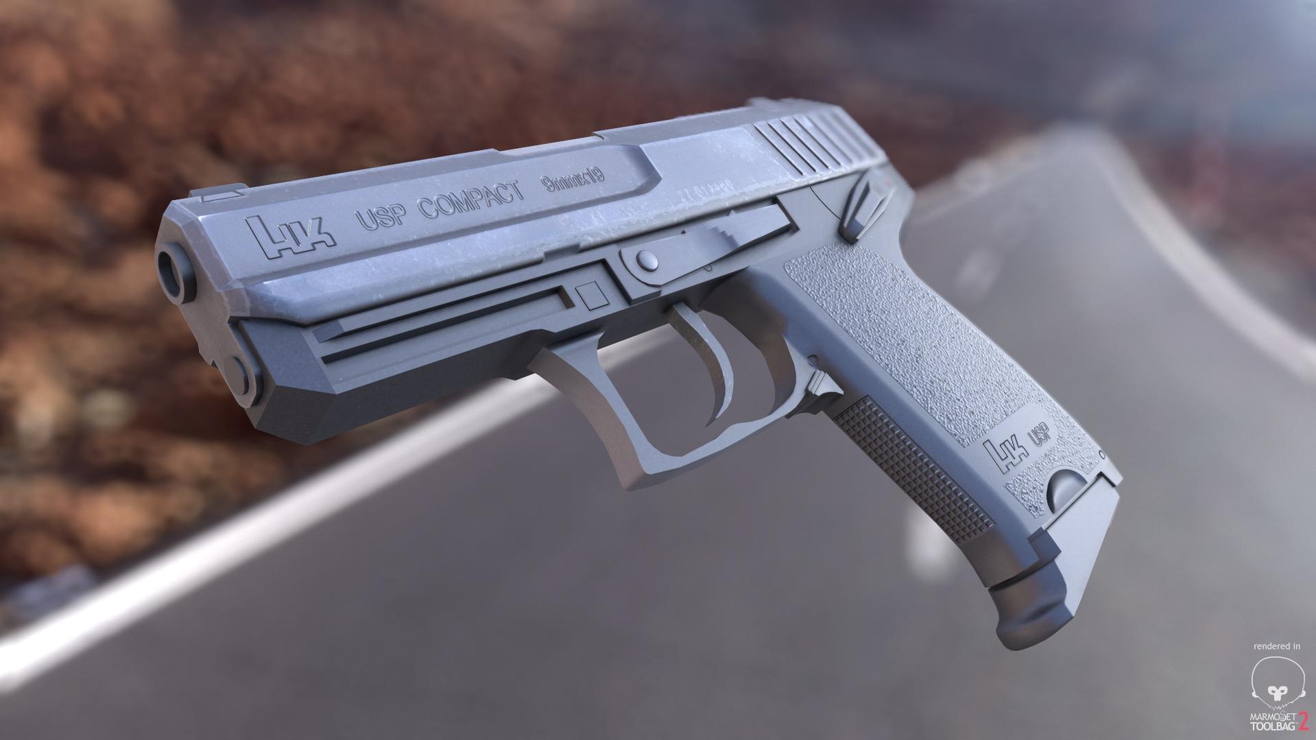 Thompson M1A1 (Nub Version) — polycount