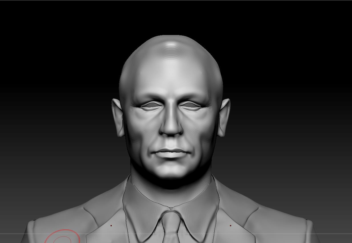 Daniel Craig_James Bond WIP — polycount