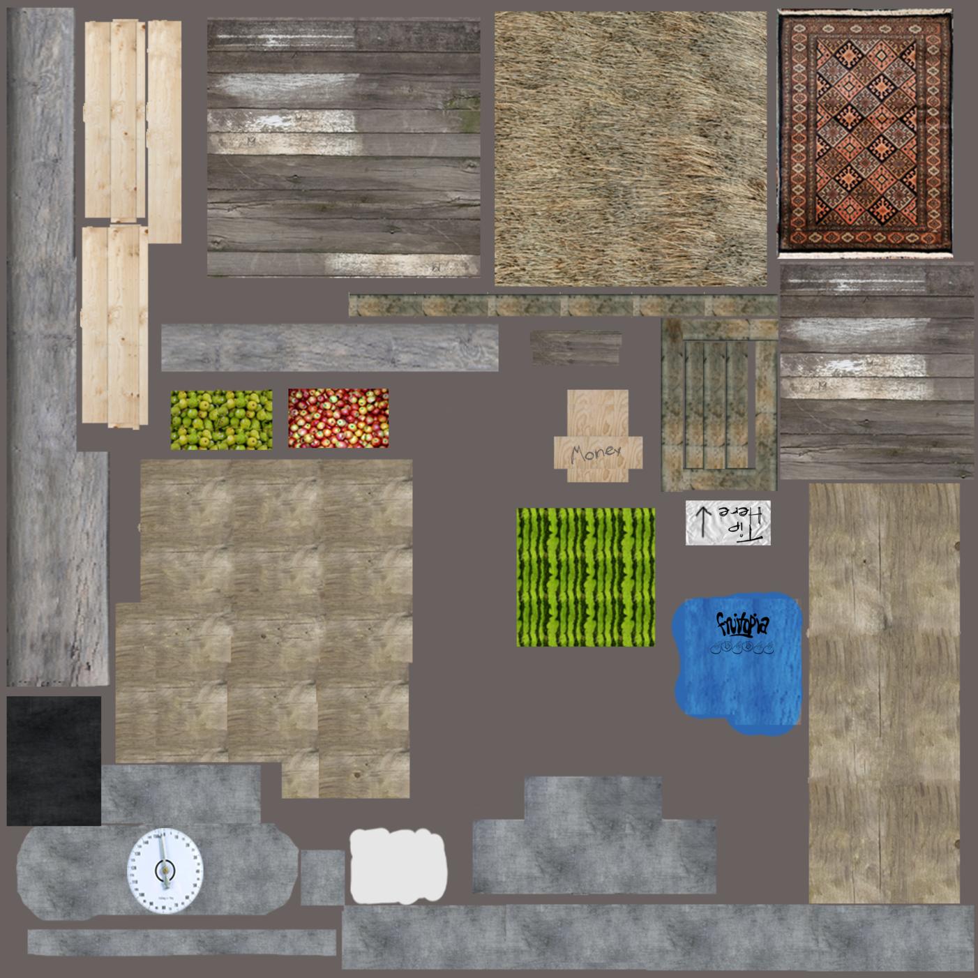 High res textures — polycount