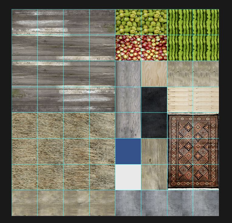 High res textures — polycount