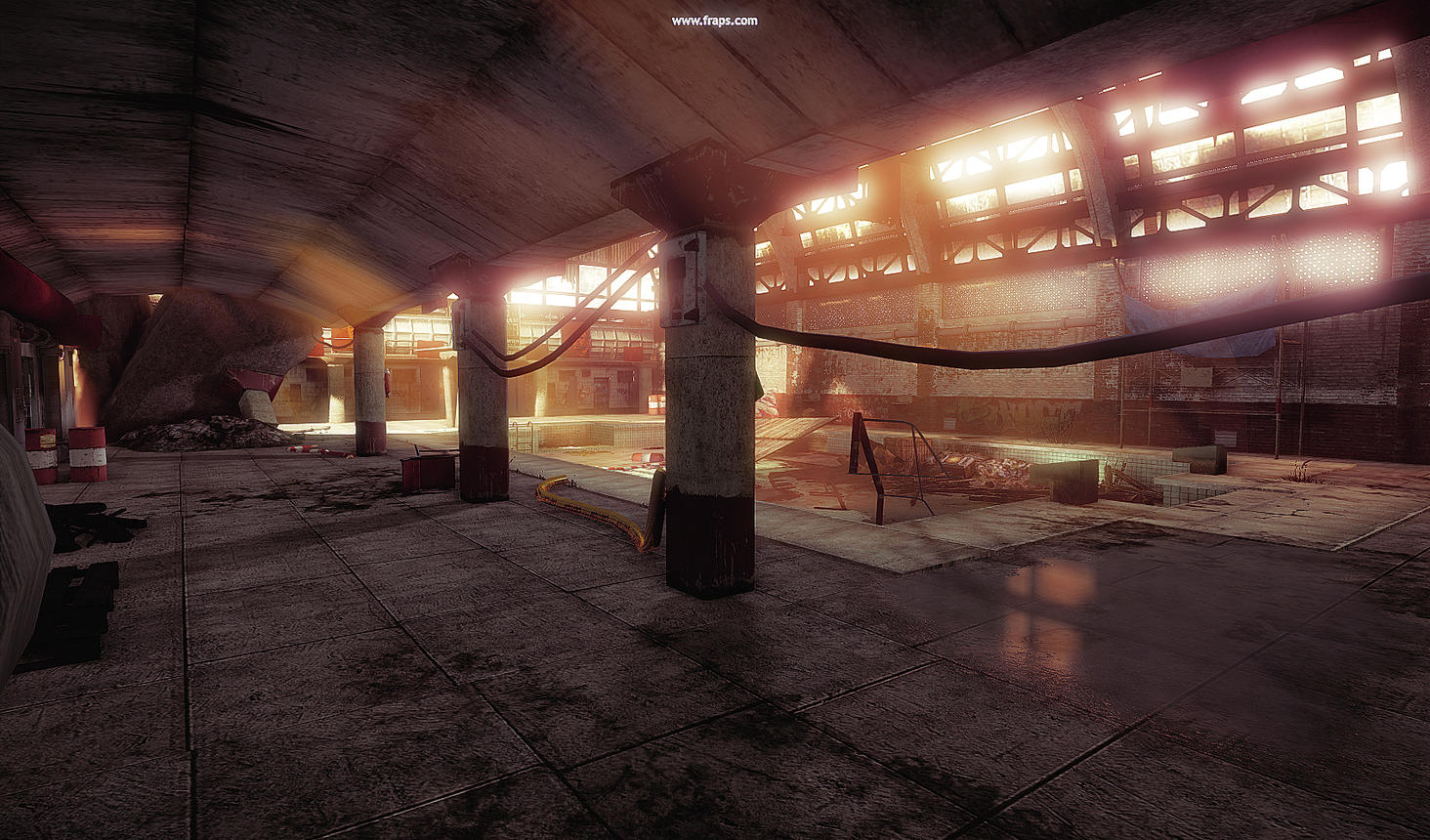 Cryengine old soviet swimming pool — polycount