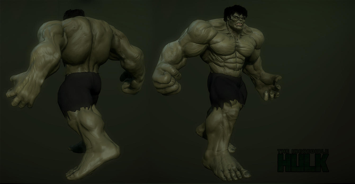 The incredible Hulk — polycount