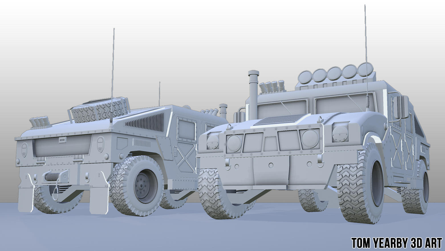 Humvee Project — polycount