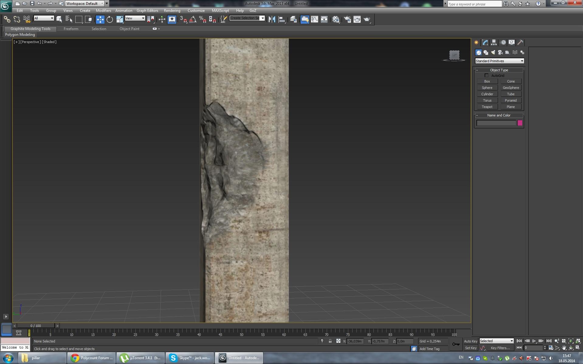 Zbrush to 3ds max Pillar — polycount