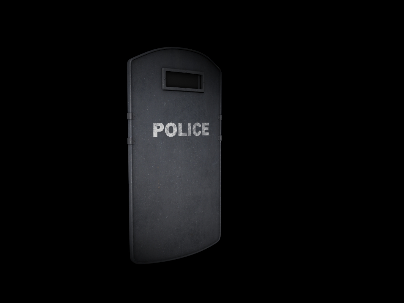 Riot Shield Model Complete — polycount