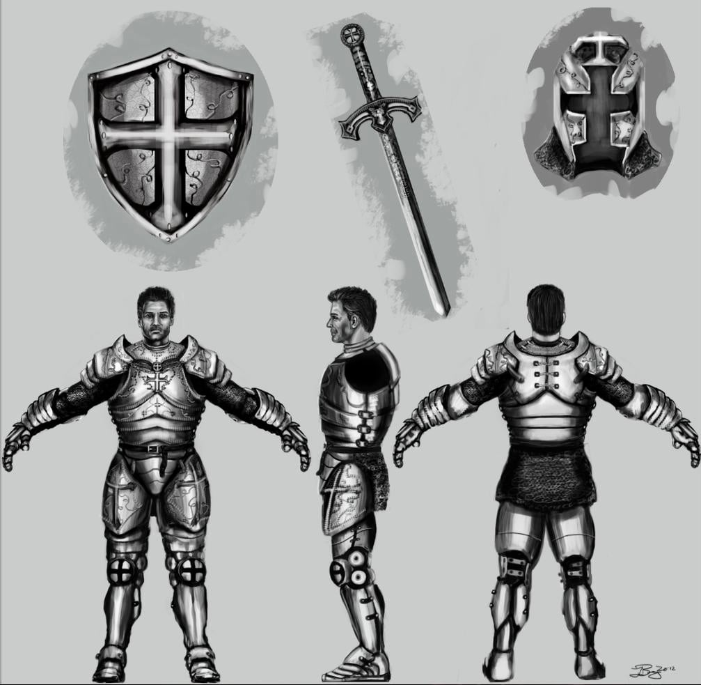 Mixamo Fantasy Character Knight — polycount