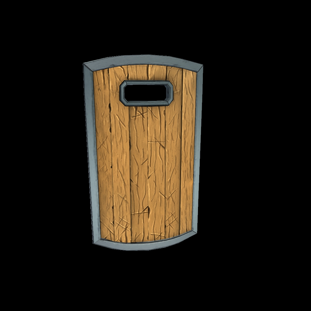 Hand Painted Shield. — polycount