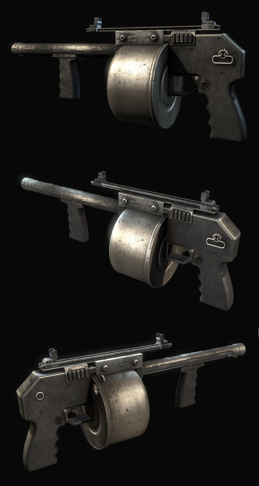 DAO-12 Shotgun — polycount