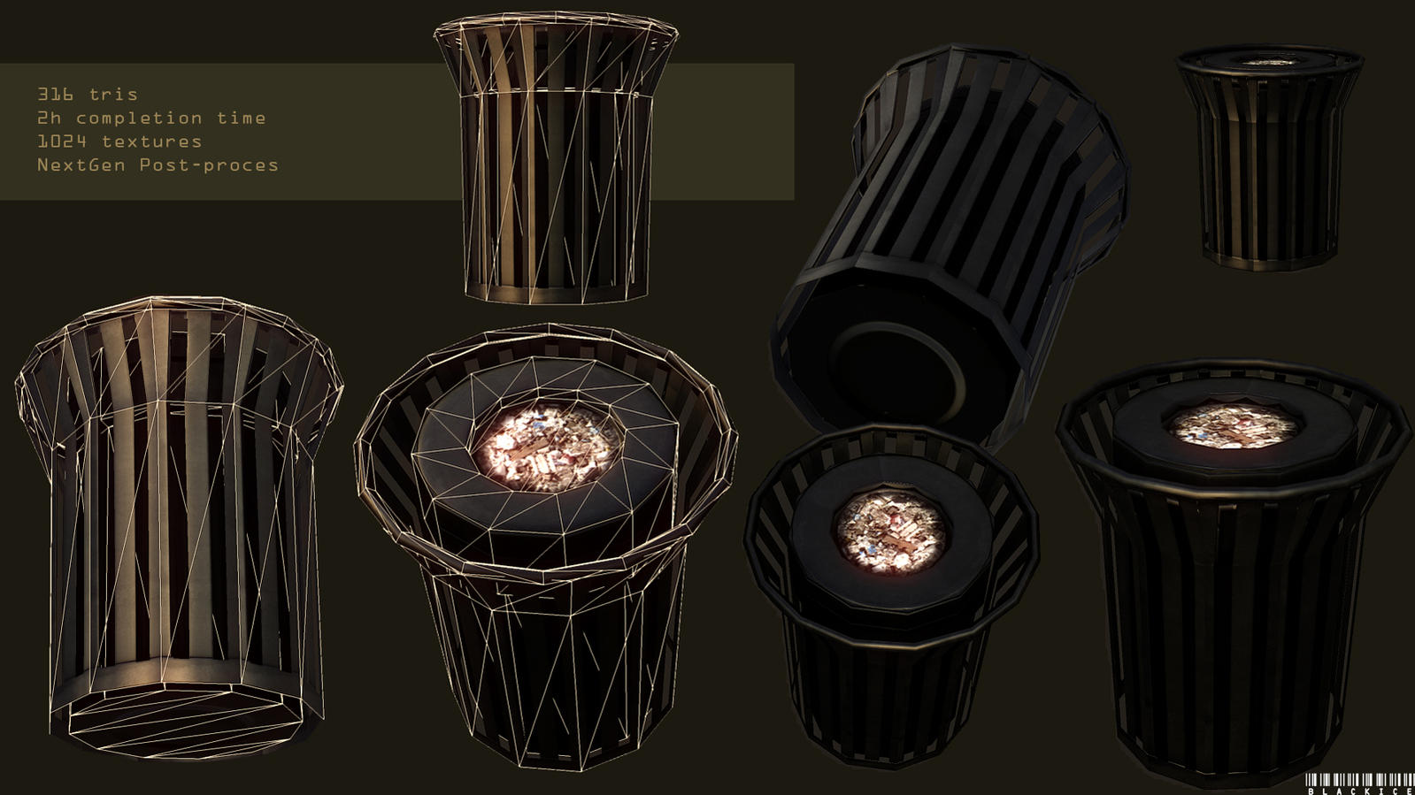 Enviro prop practice — polycount