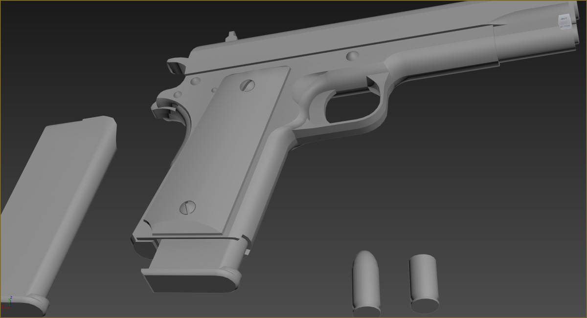 First Gun Model - Some advice pls! — polycount