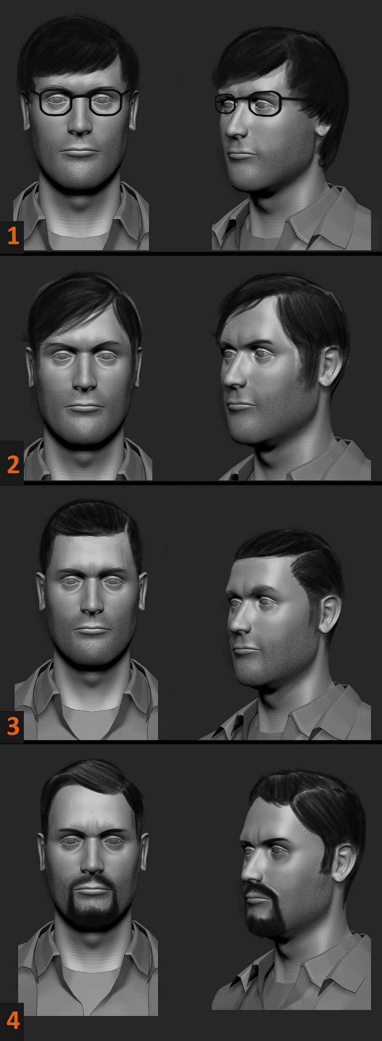 Male character - The photographer — polycount