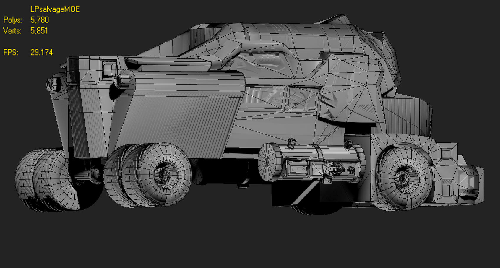 LP truck — polycount
