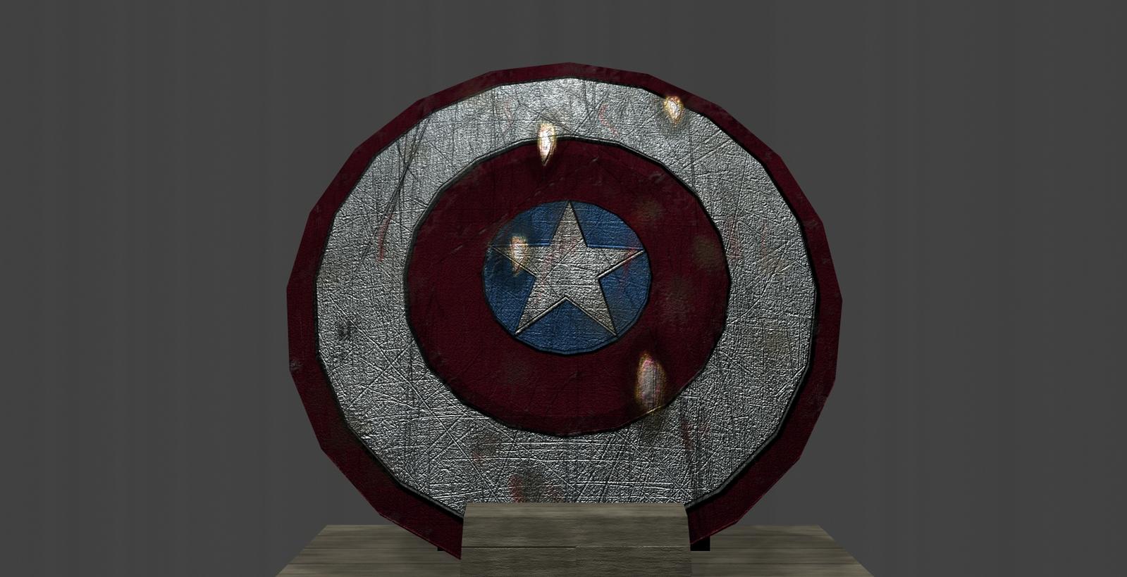 Captain America Shield — polycount