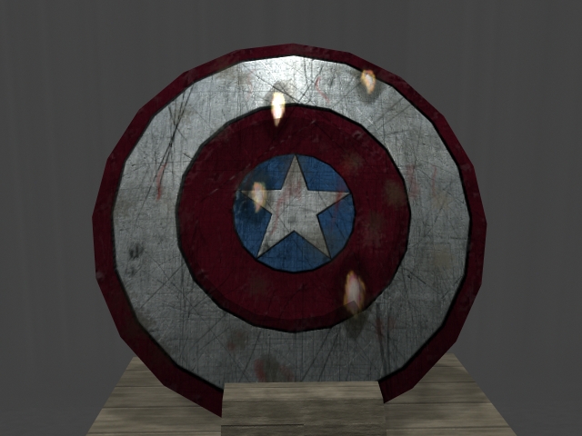 Captain America Shield — polycount