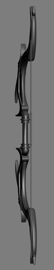 Daedric Bow WIP — polycount