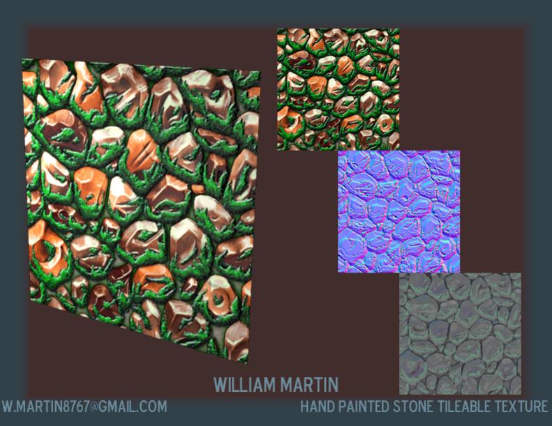 Hand Painted Stone Texture — polycount