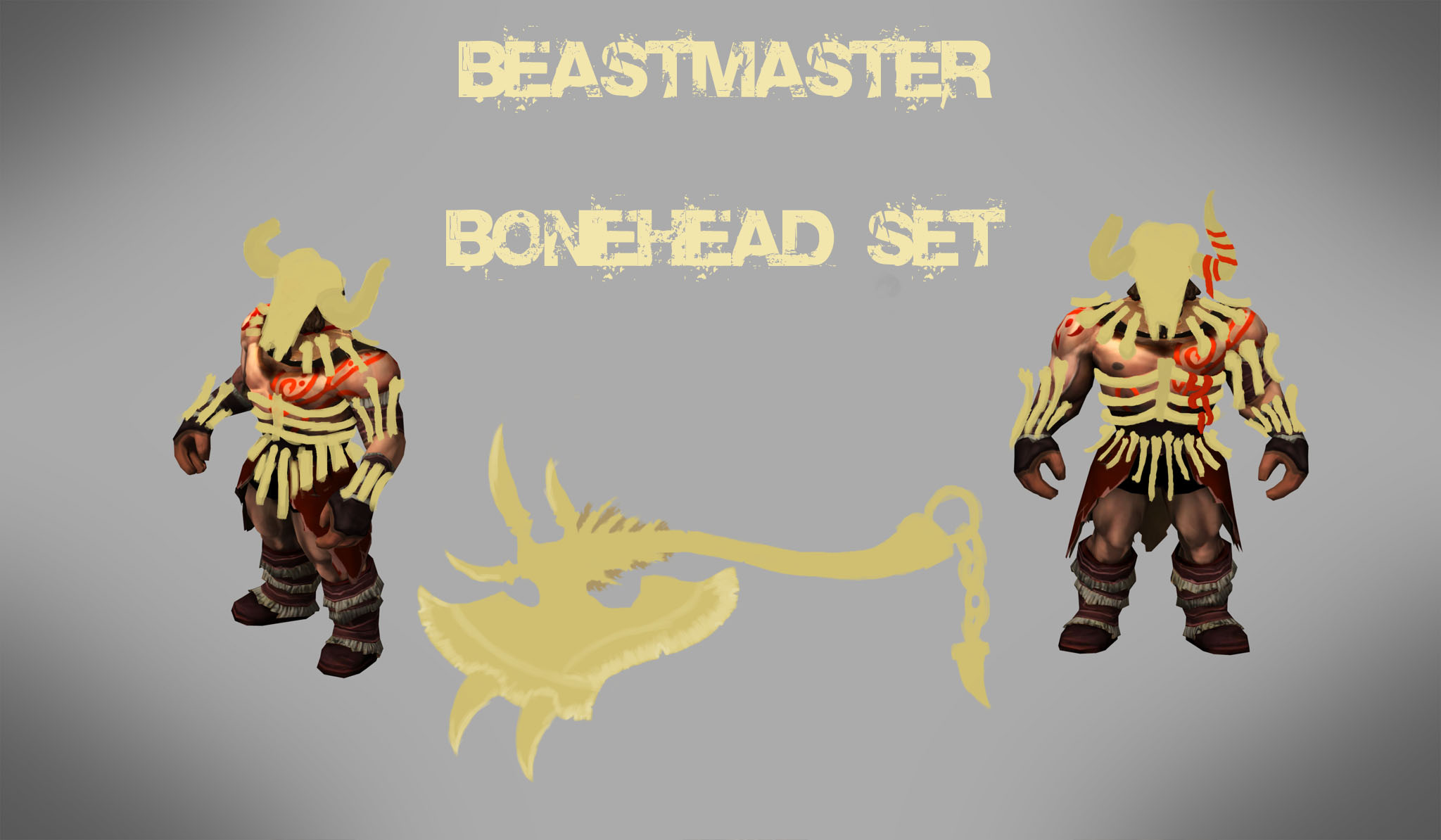 [Dota2] Beastmaster Bonehead — polycount
