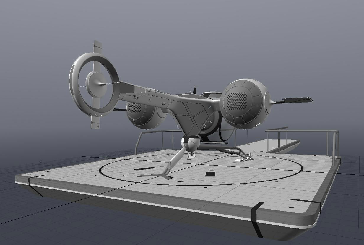 Oblivion Bubble Ship 3d Model