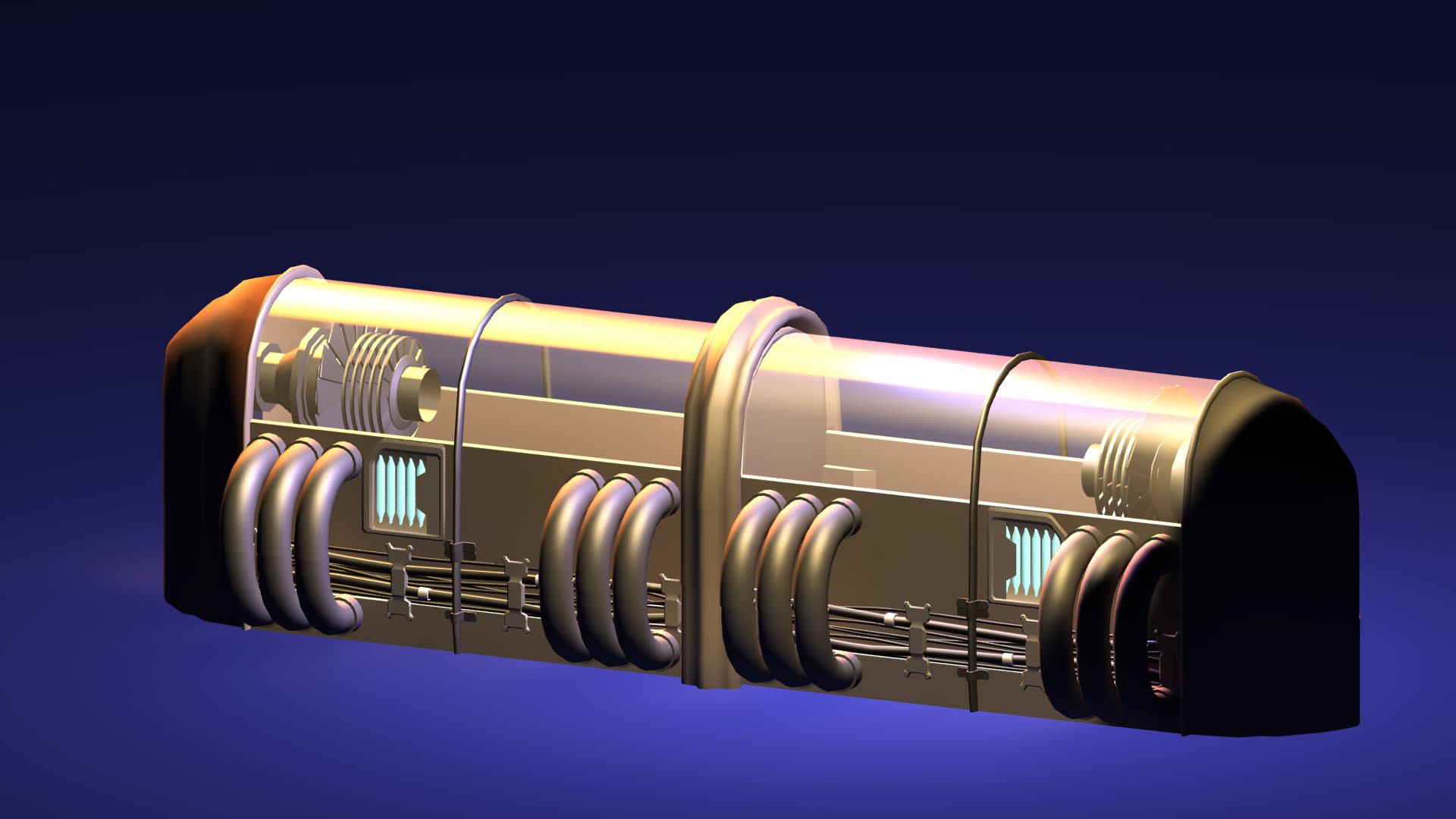 Power Generator WIP 3D Model Prop — polycount