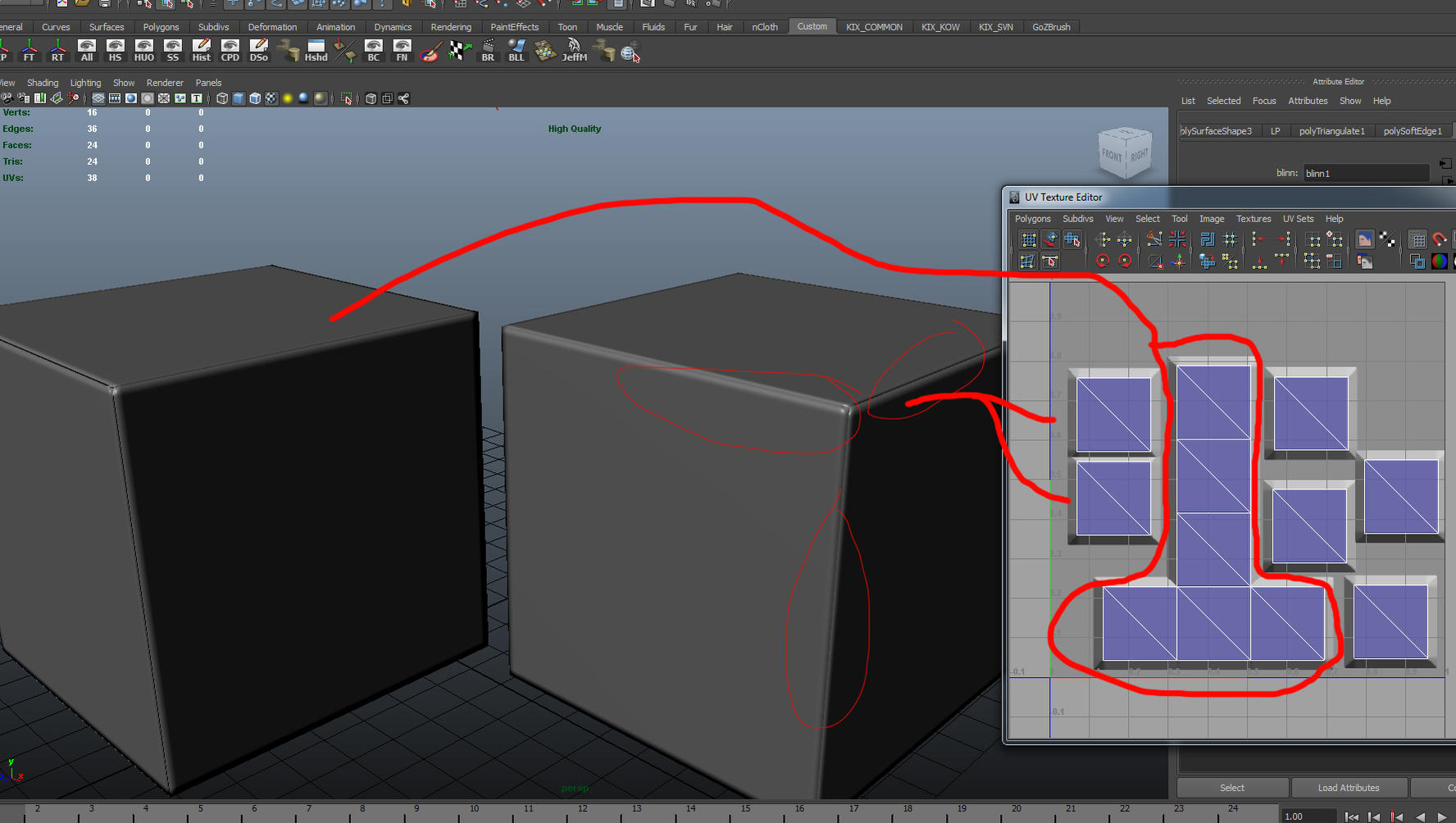 Seam errors on hard edges with seperate UV islands using Xnormal — polycount