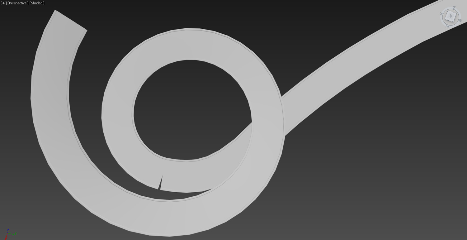 sweep modifier & spline vertices divorcee (3ds max) — polycount