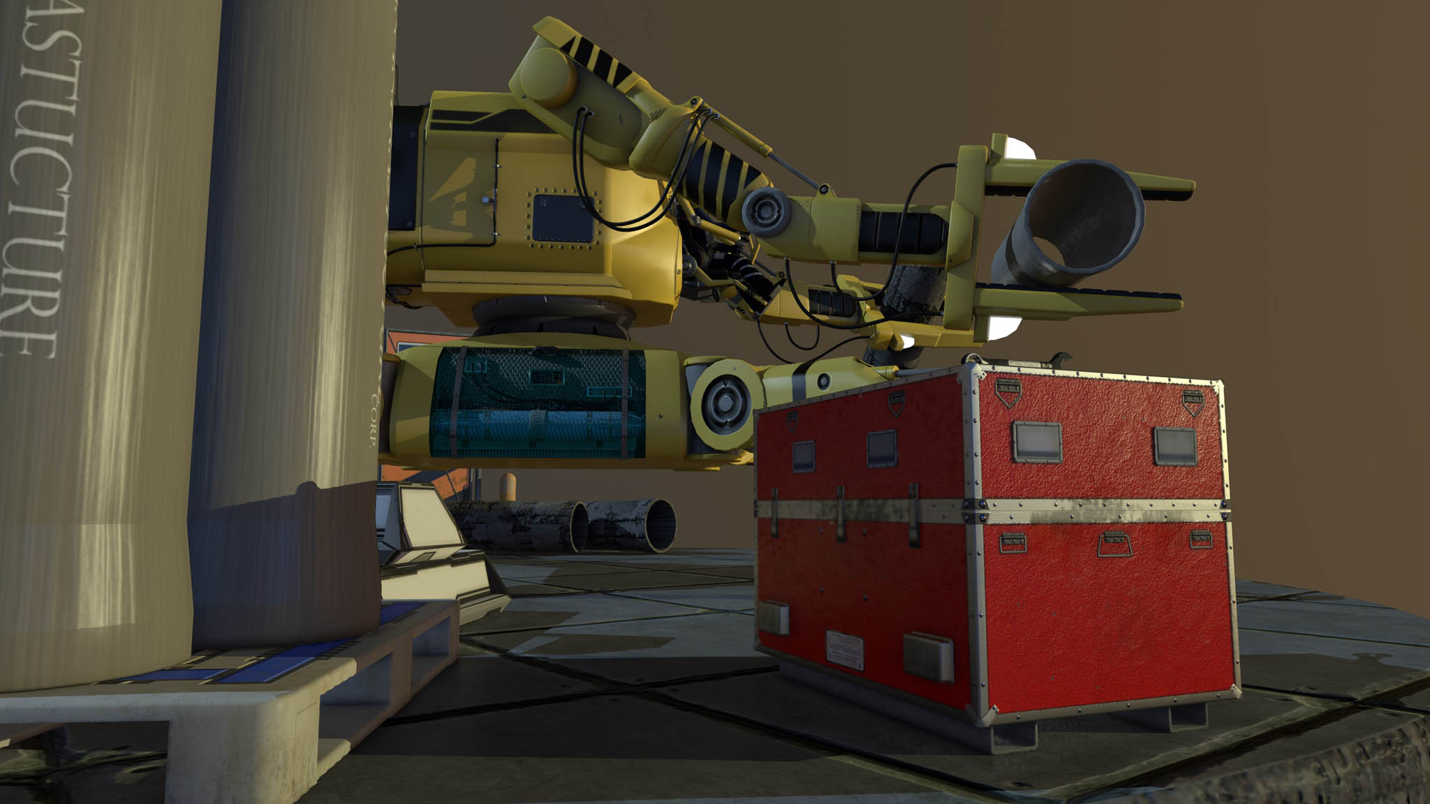 Not so distant future — polycount