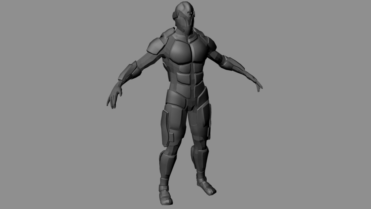 Solus - SciFi Assassin WIP — polycount