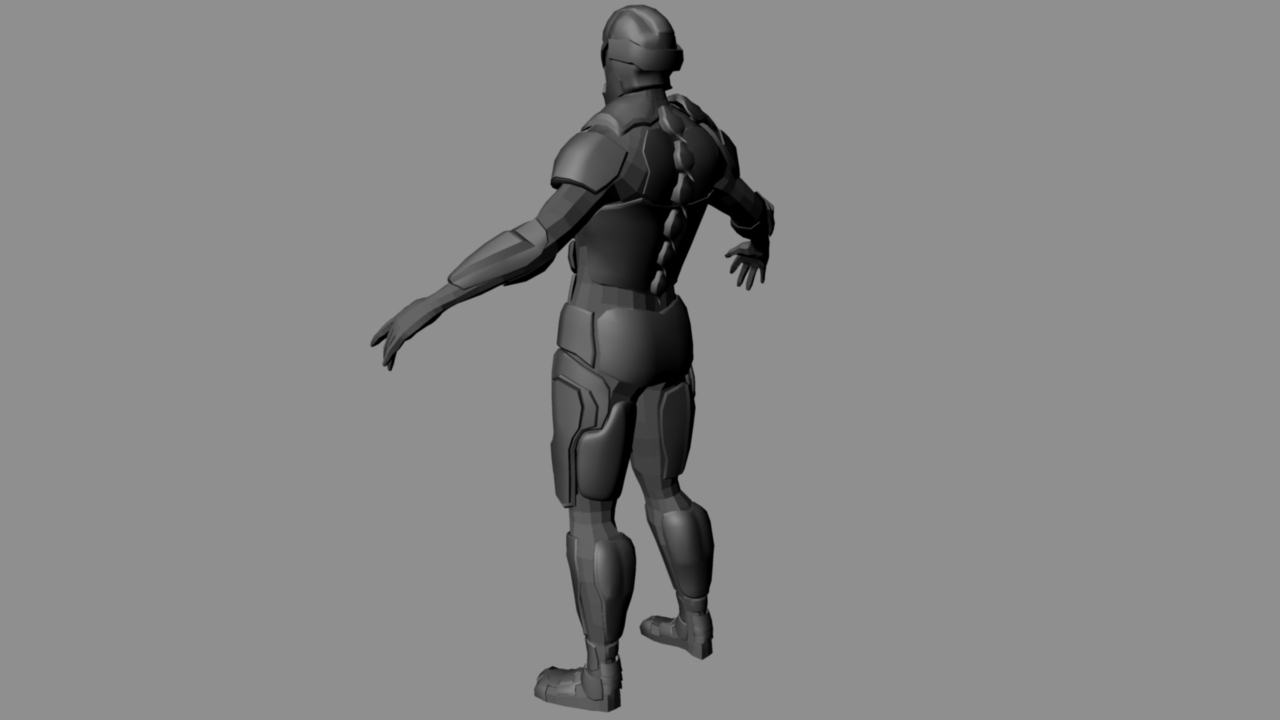 Solus - SciFi Assassin WIP — polycount