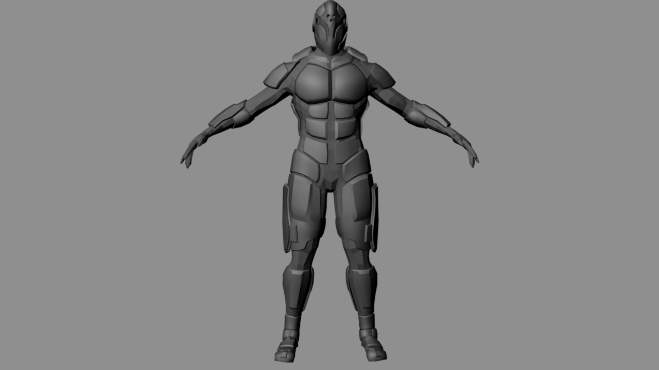Solus - SciFi Assassin WIP — polycount