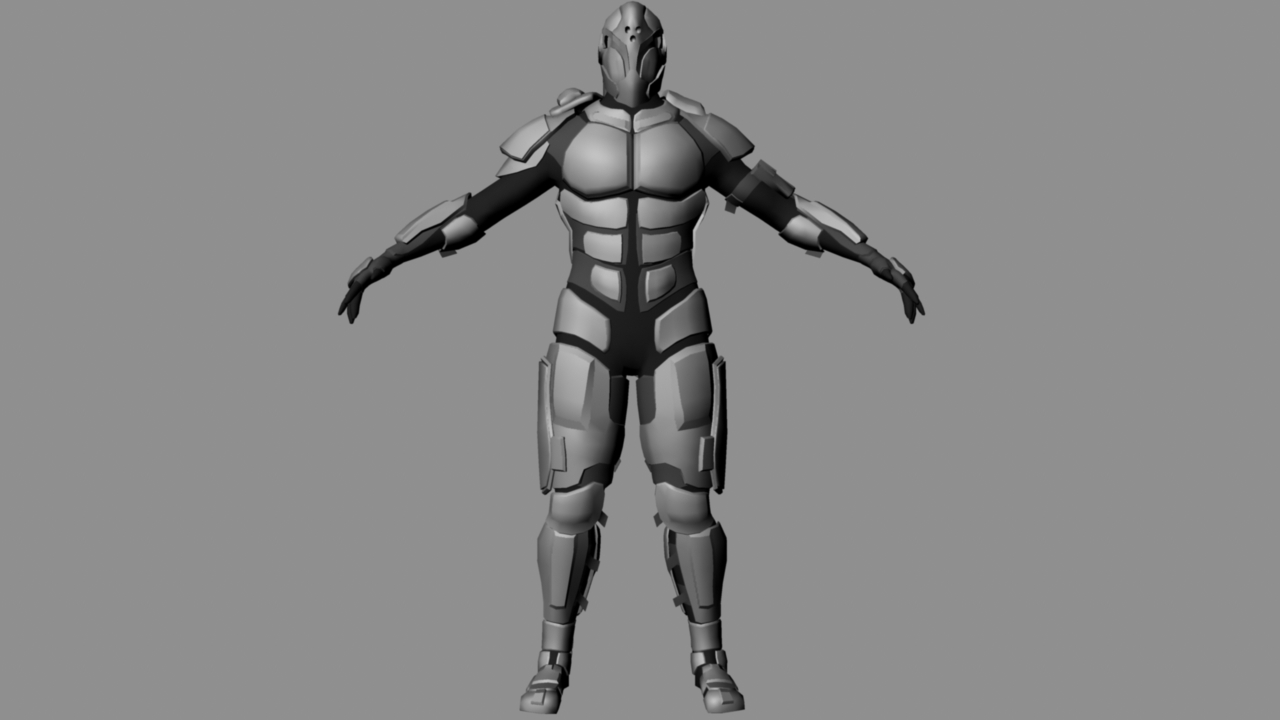 Solus - SciFi Assassin WIP — polycount