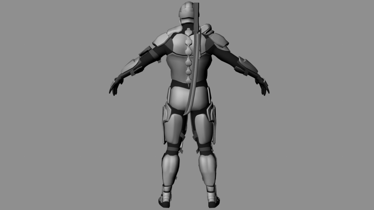 Solus - SciFi Assassin WIP — polycount