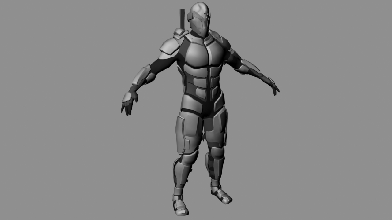 Solus - SciFi Assassin WIP — polycount