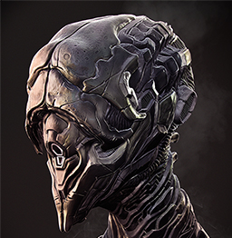 Alien Bust — polycount