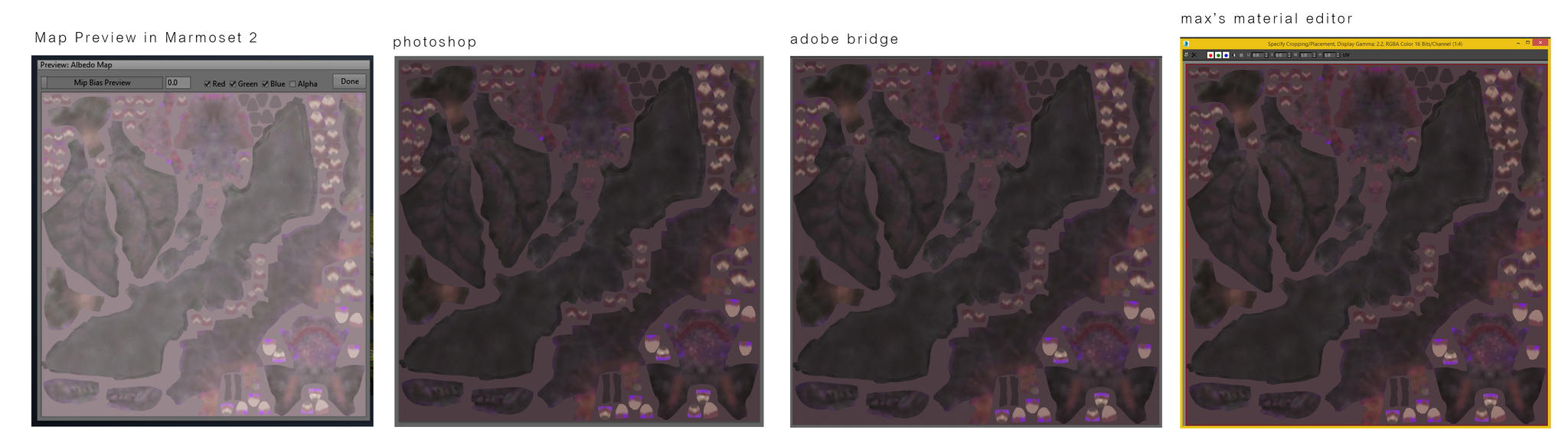 Marmoset 2 - Washed out Maps — polycount