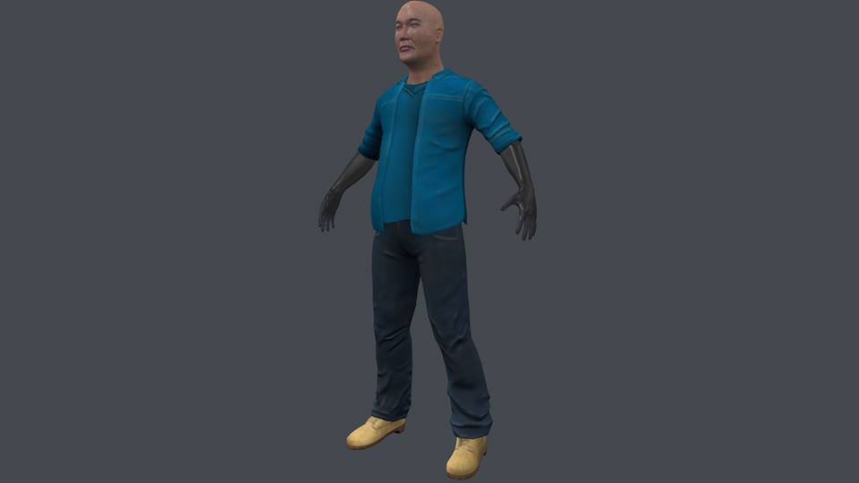 My first character model — polycount