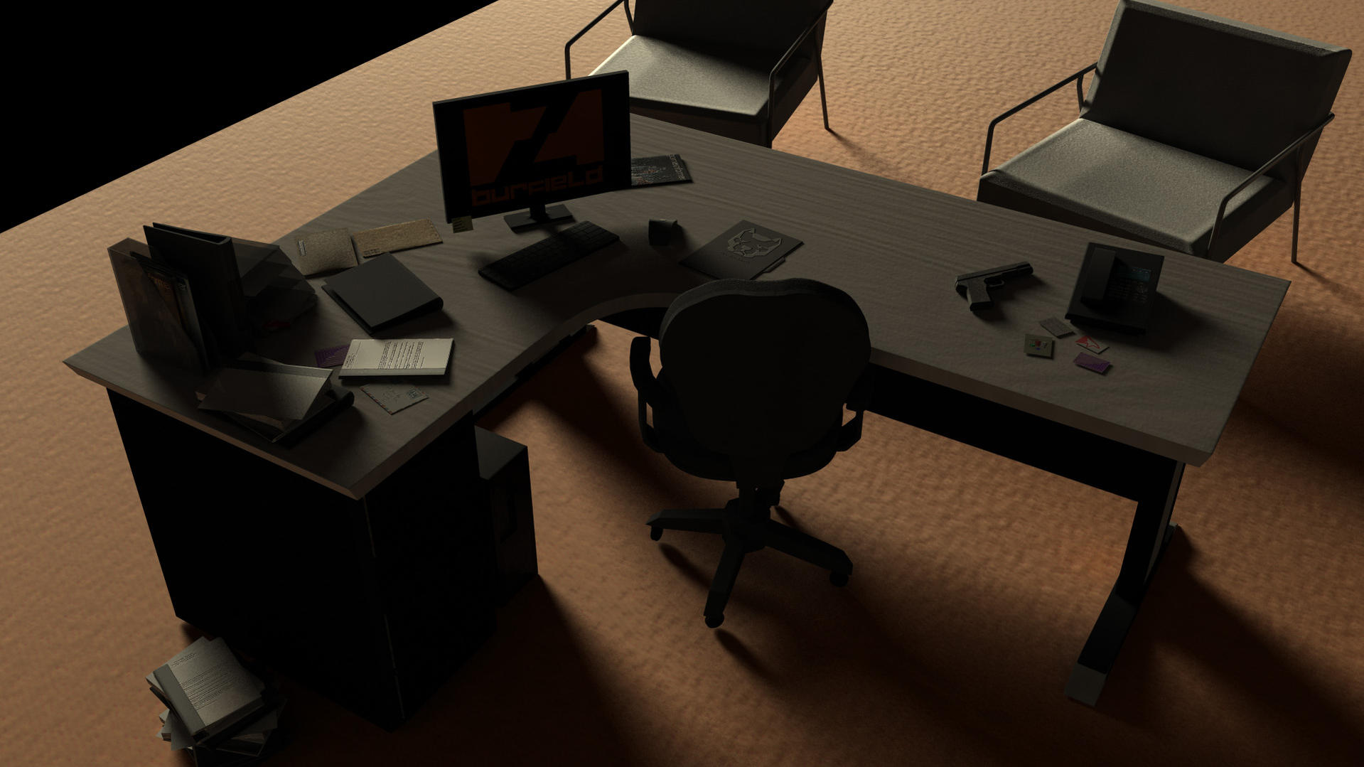 Hard Surface - Corner Scene — polycount