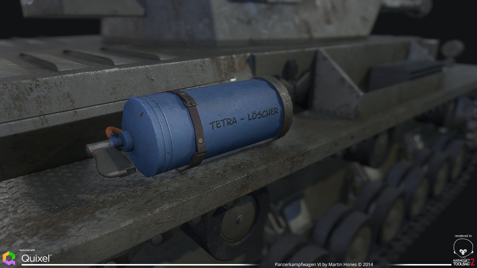 German WWII Tank — polycount