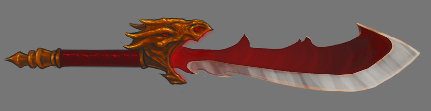 Spitfire - Dragon Knight sword concept. — polycount