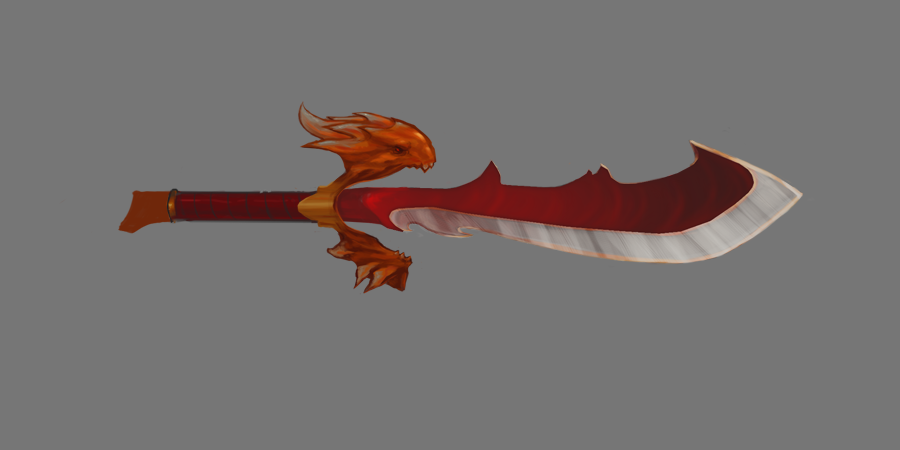 Spitfire - Dragon Knight sword concept. — polycount