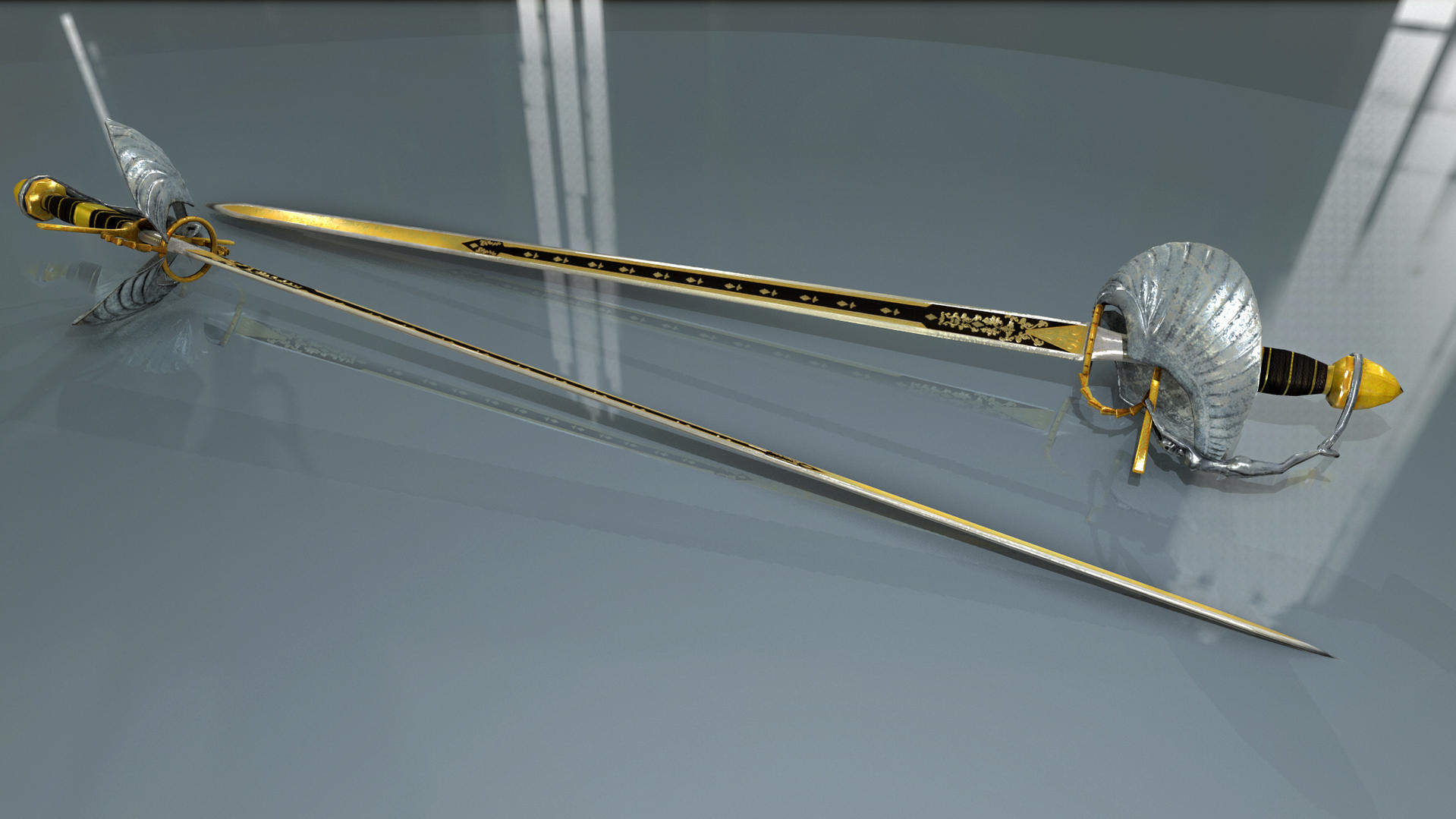 Rapier model — polycount