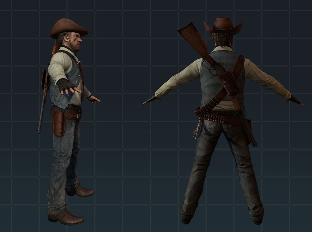 Hunter — polycount