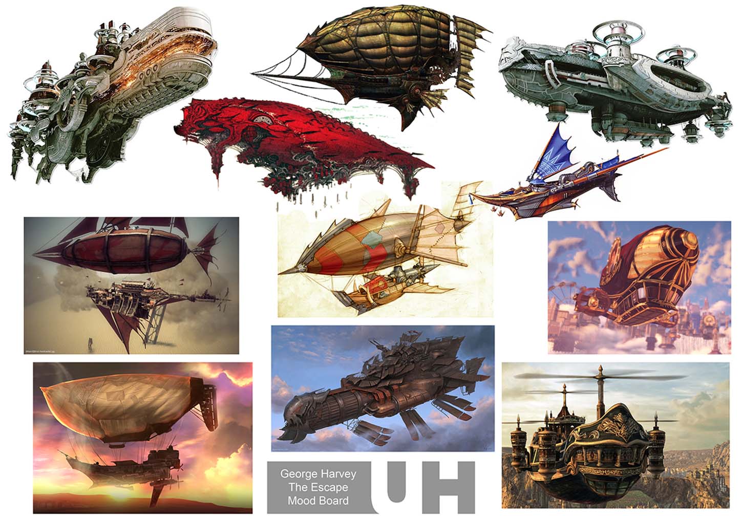 ESCAPE - Lost Airship - George Harvey — polycount