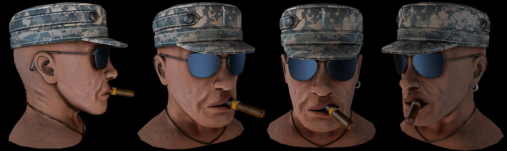 General's Head — polycount