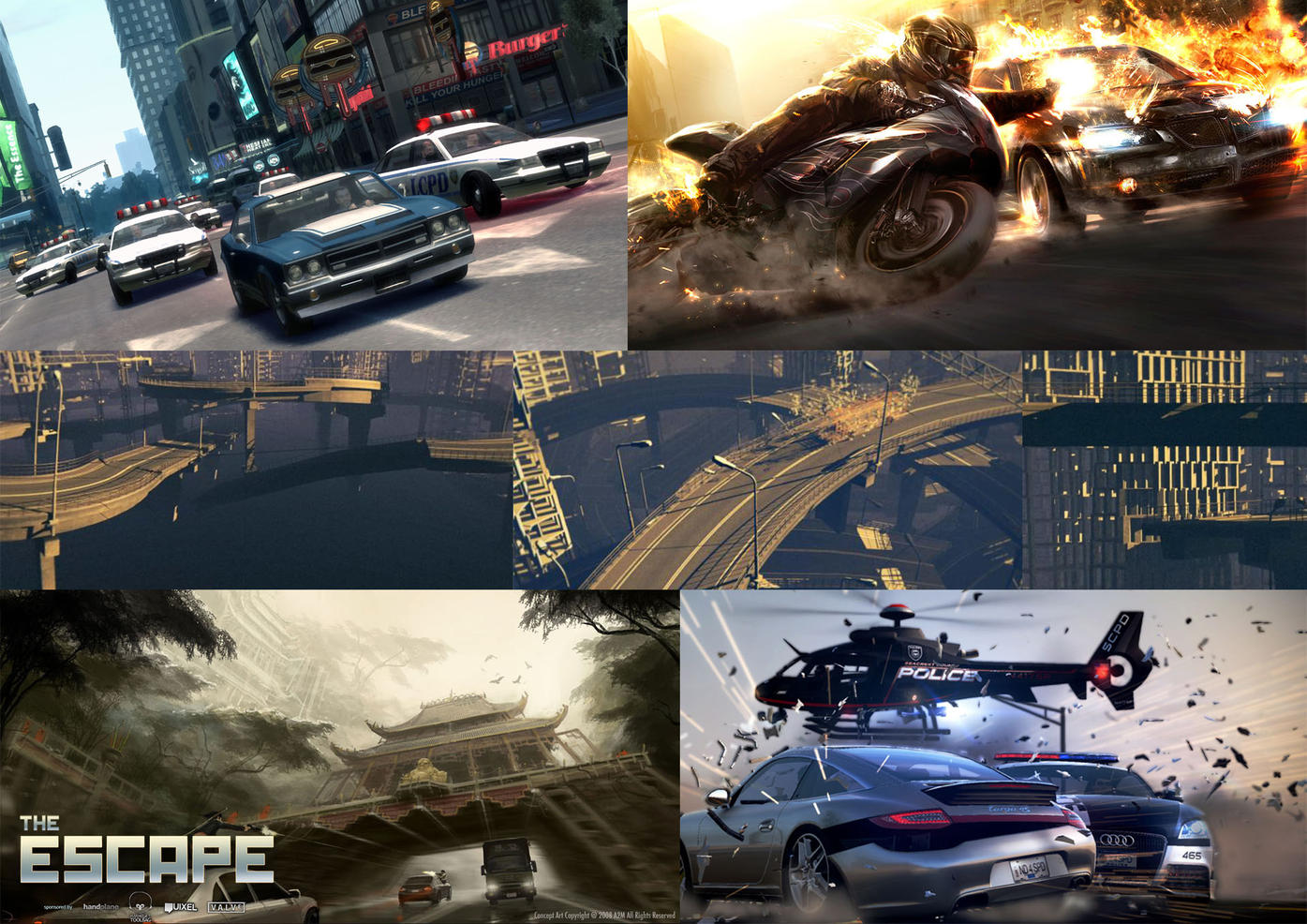 Car Chase Escape - Mark Vasilkov — polycount