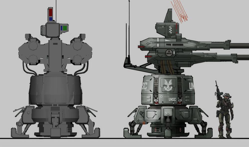 Halo Guardian Turret — polycount
