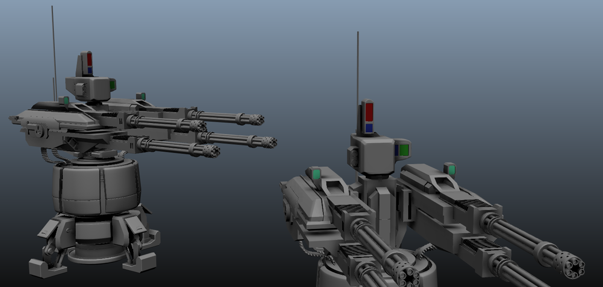 Halo Guardian Turret — polycount