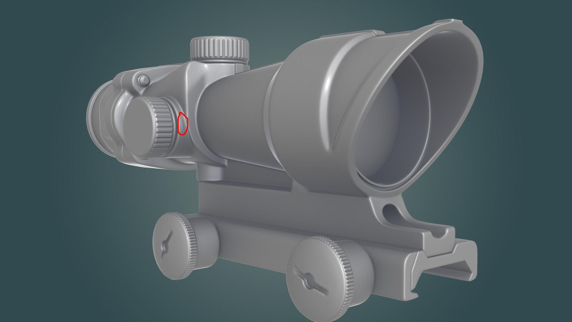 P90 with Attachments W.I.P — polycount