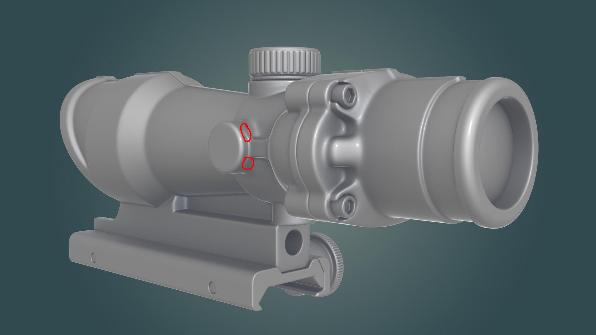 P90 with Attachments W.I.P — polycount