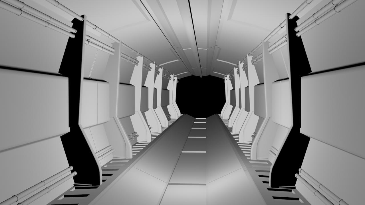 Sci Fi corridoor -Texture help — polycount