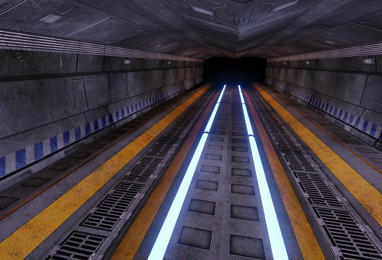 Sci Fi corridoor -Texture help — polycount